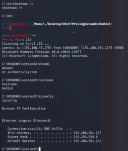 Proving Grounds – MedJed Walkthrough – PwnSec's